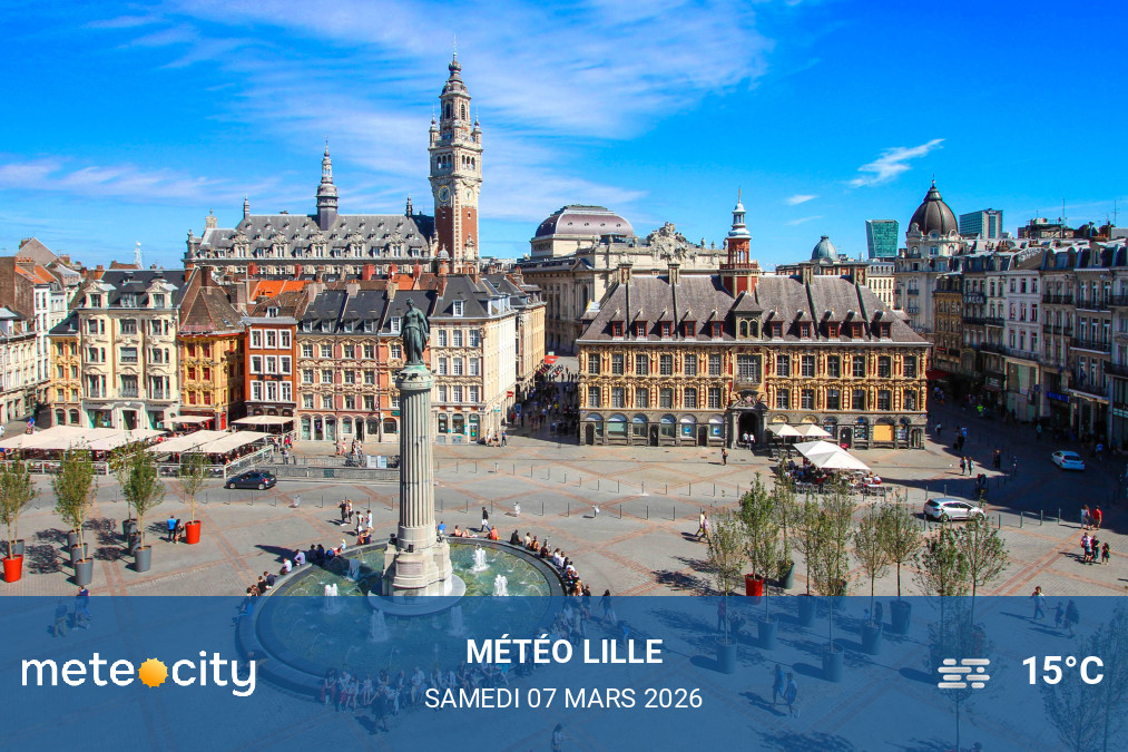 Météo à Lille : prévisions du samedi 07 mars 2026