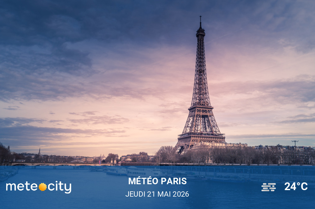 Paris : prévisions météo du jeudi 21 mai 2026