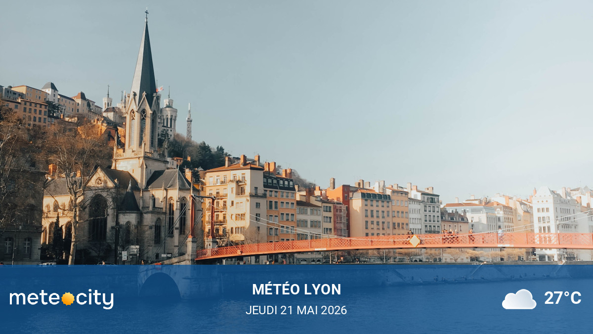 Lyon : prévisions météo du jeudi 21 mai 2026