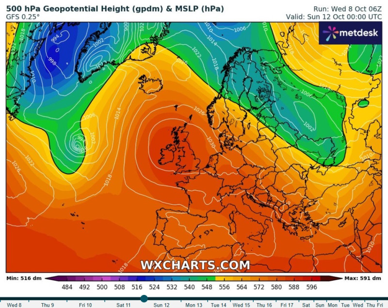 Météo octobre 2025 : tendances et prévisions à 4 semaines